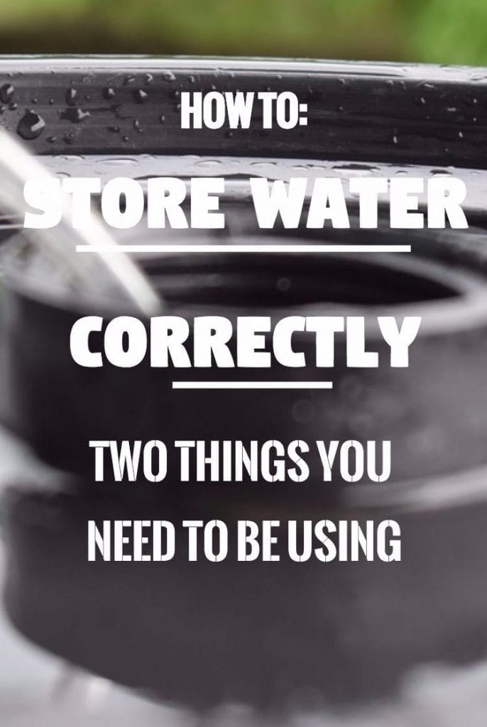 How To Store Water Correctly: Two Things You Need To Be Using