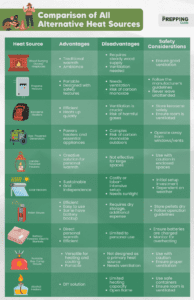 Alternative Heat Sources for Power Outages: Facts & Tips